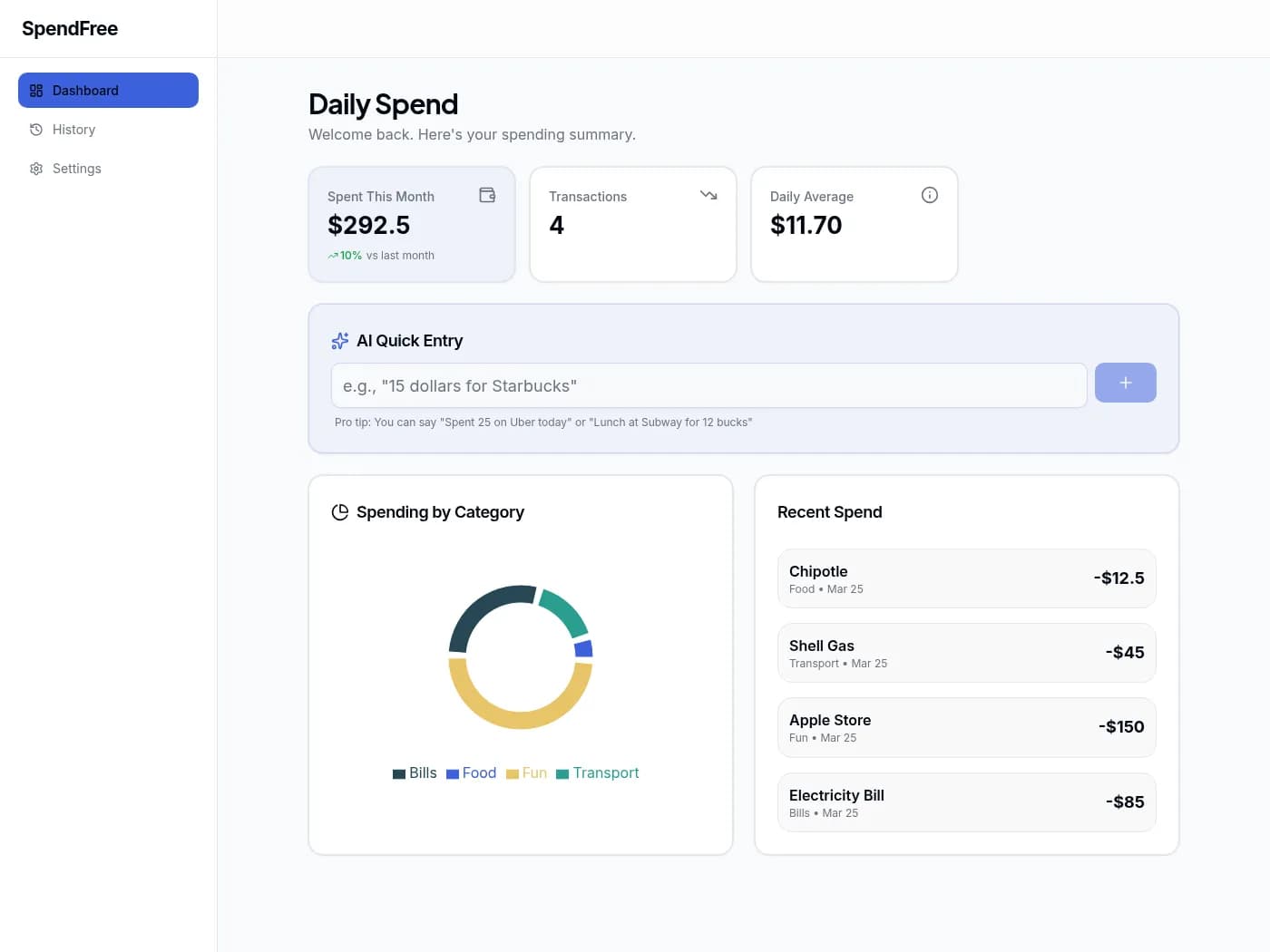 Zero-Friction AI Expense