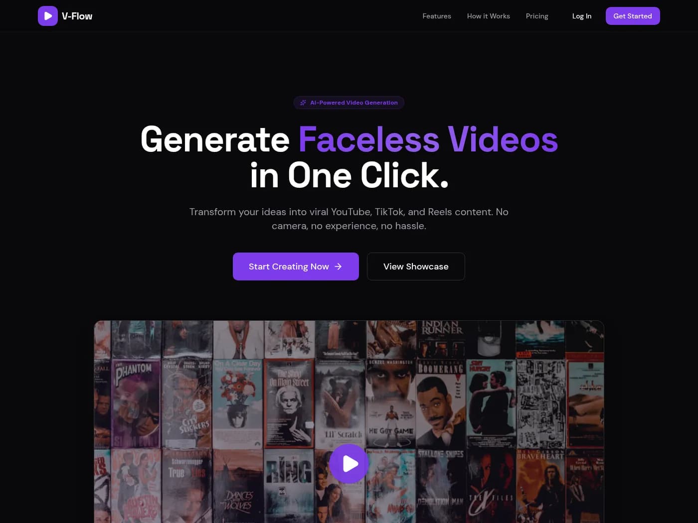 One-Click Faceless Videos