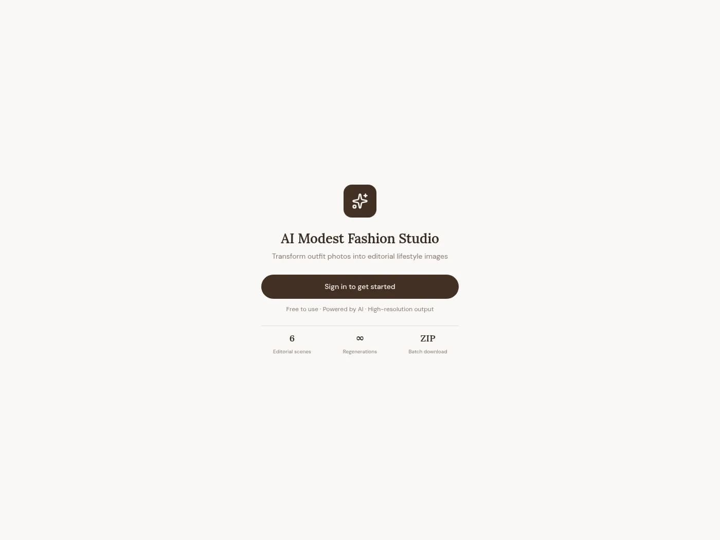 AI Modest Fashion Studio