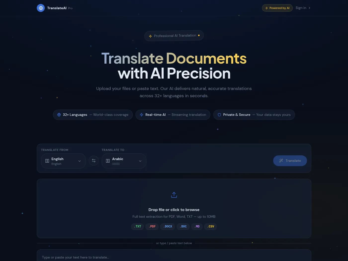 AI Pro File Translator