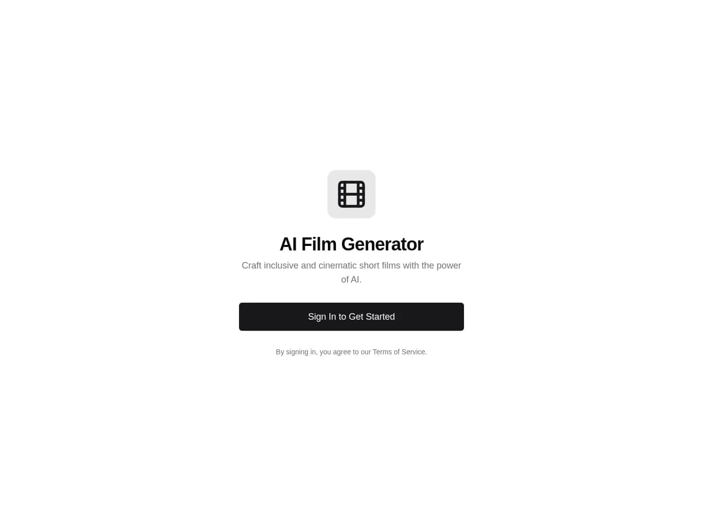 AI Short Film Generator