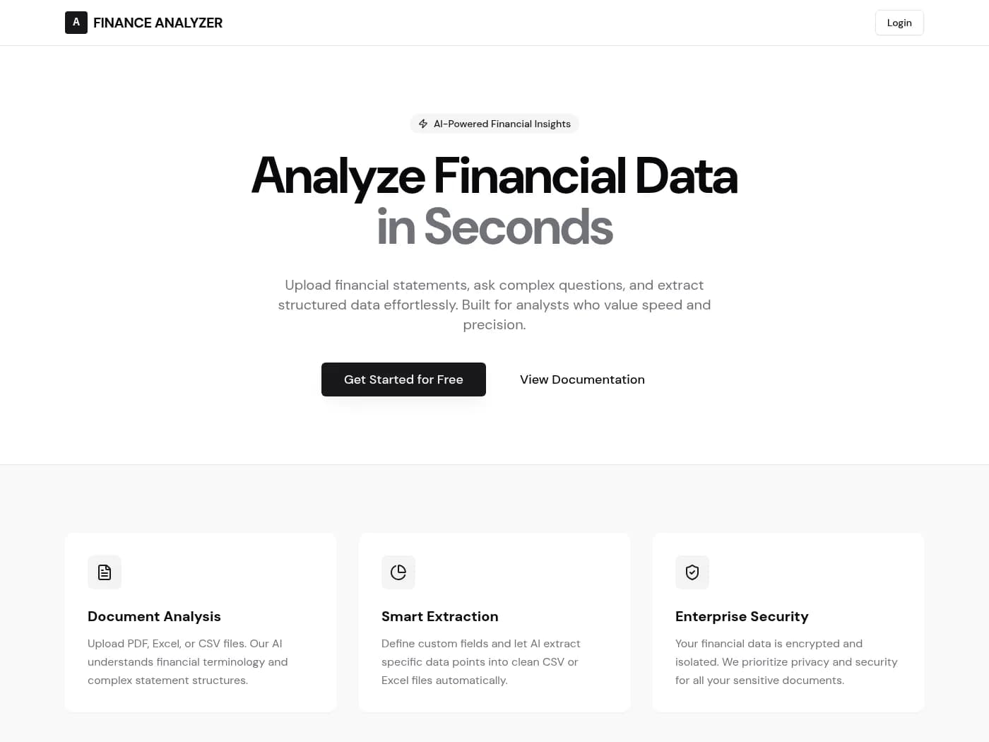 AI Finance Analyzer