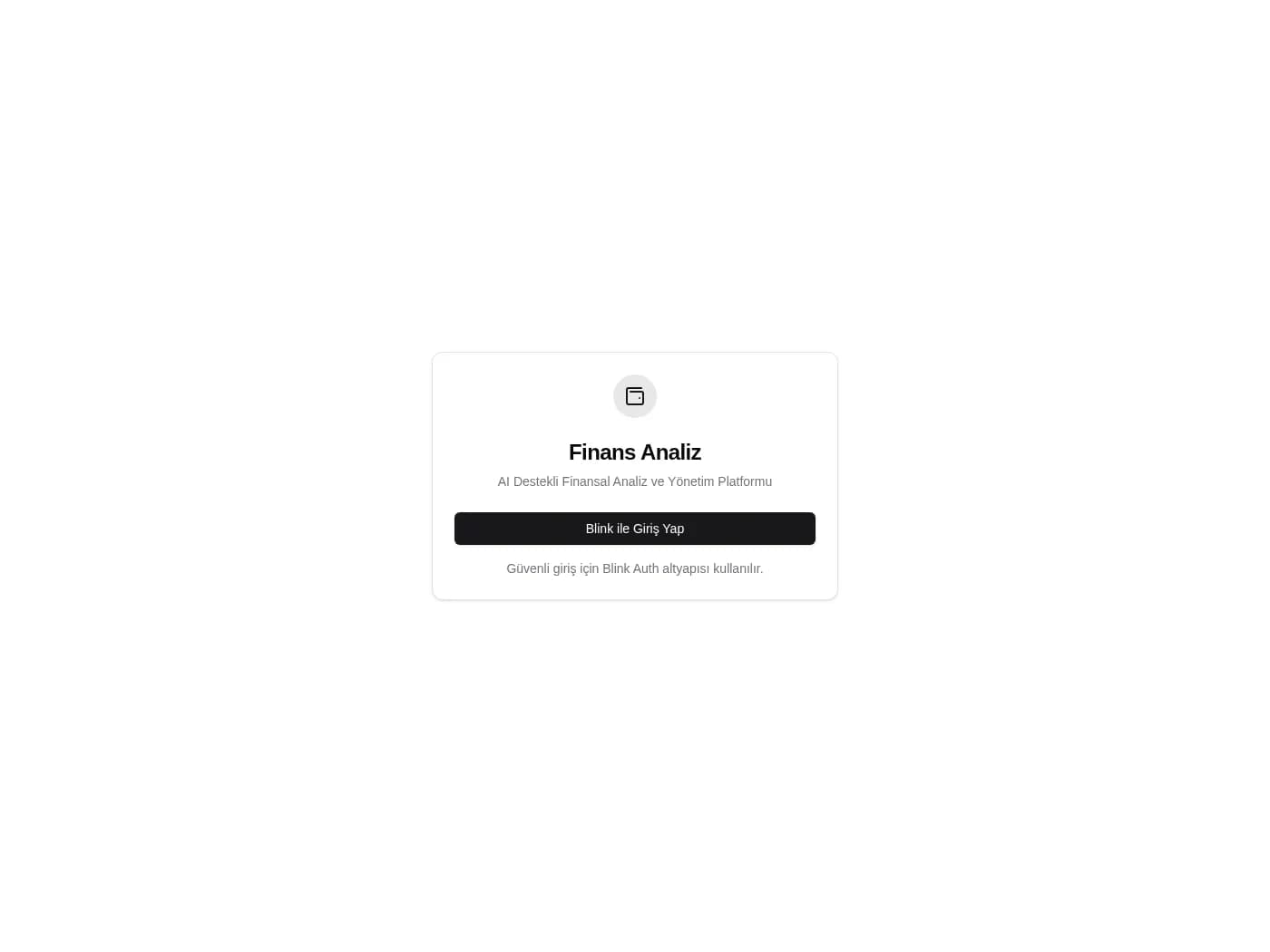 AI Finans Analiz Web
