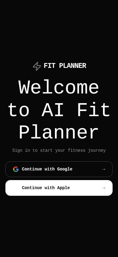 AI Fit Planner