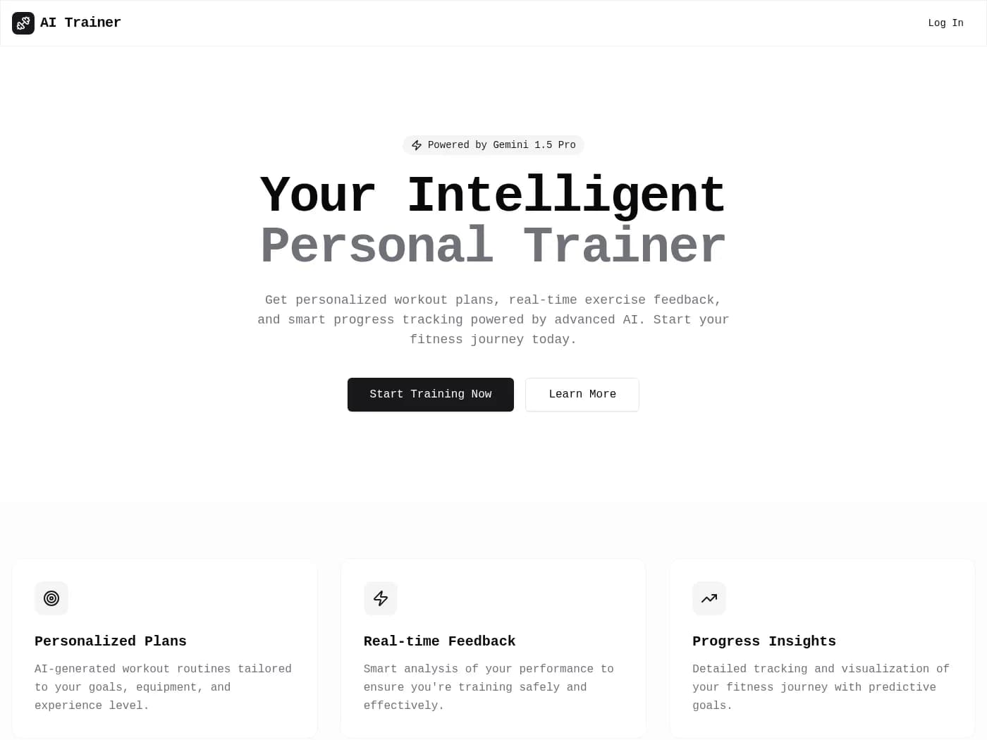 AI Fitness Trainer