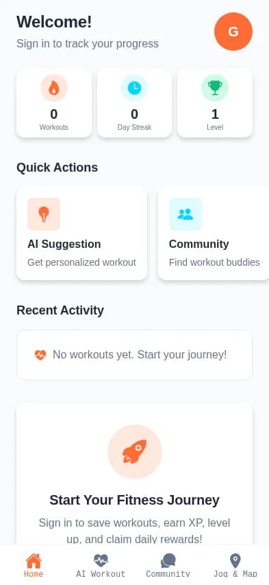 AI Fitness Buddy