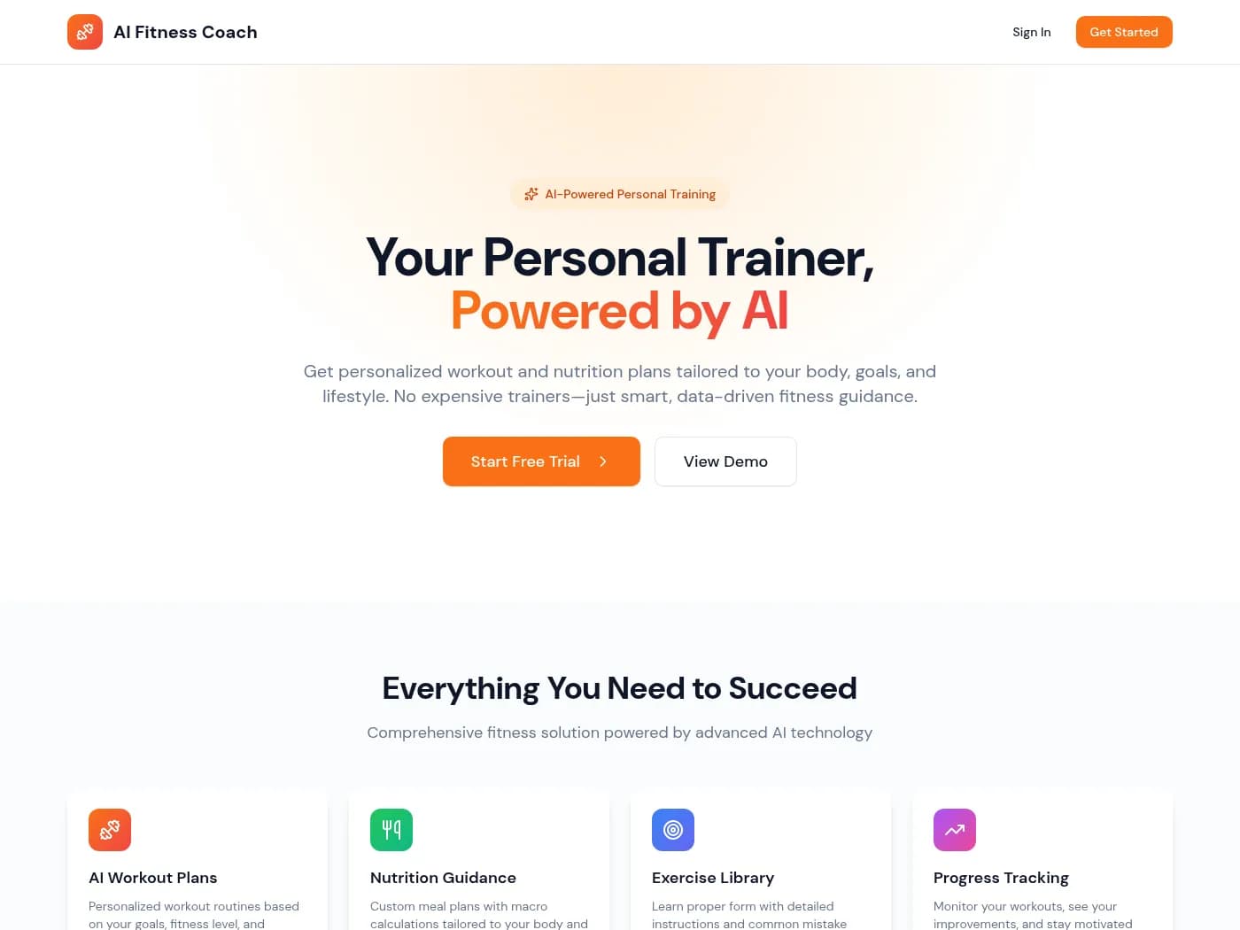 AI Fitness Coach