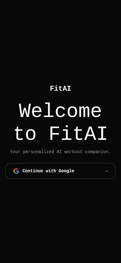 FitAI Workout Planner