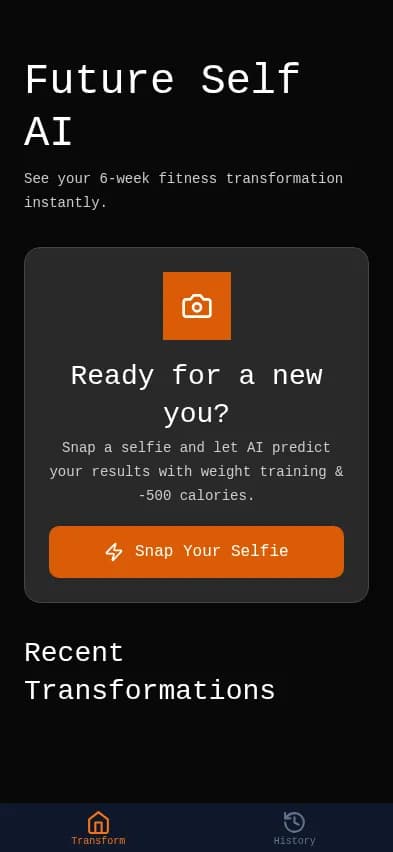 AI Fitness Future Self