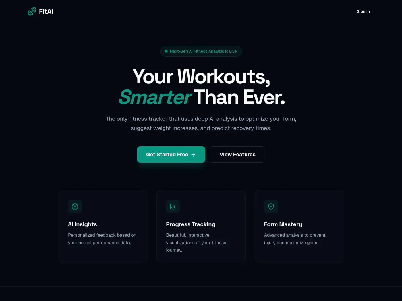 AI Fitness Tracker