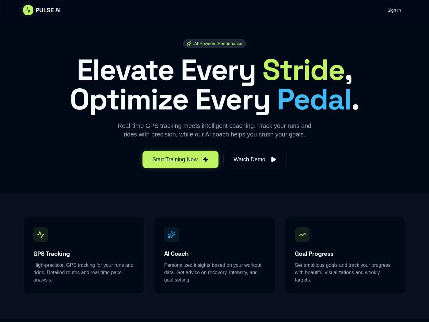 AI Fitness Tracker