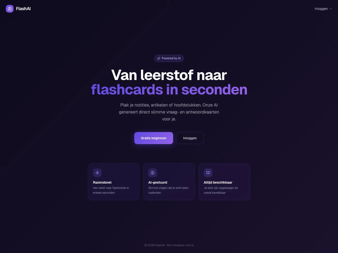 AI Flashcard Maker