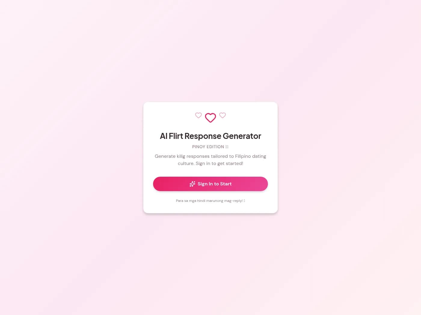 AI Flirt Response Generator