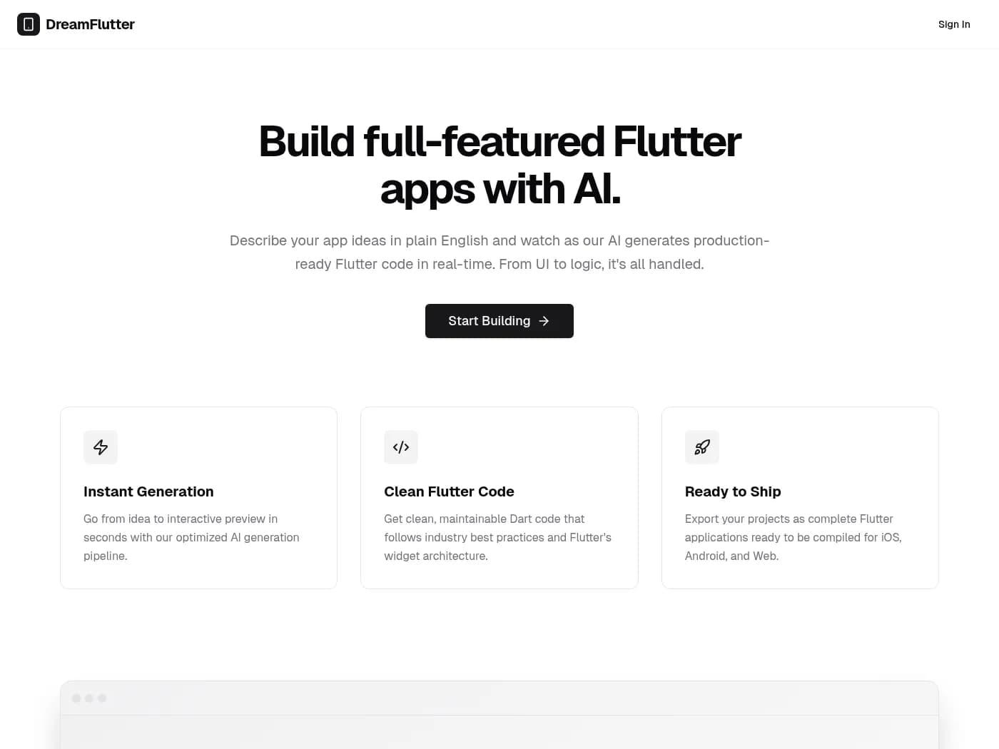 AI Flutter App Creator