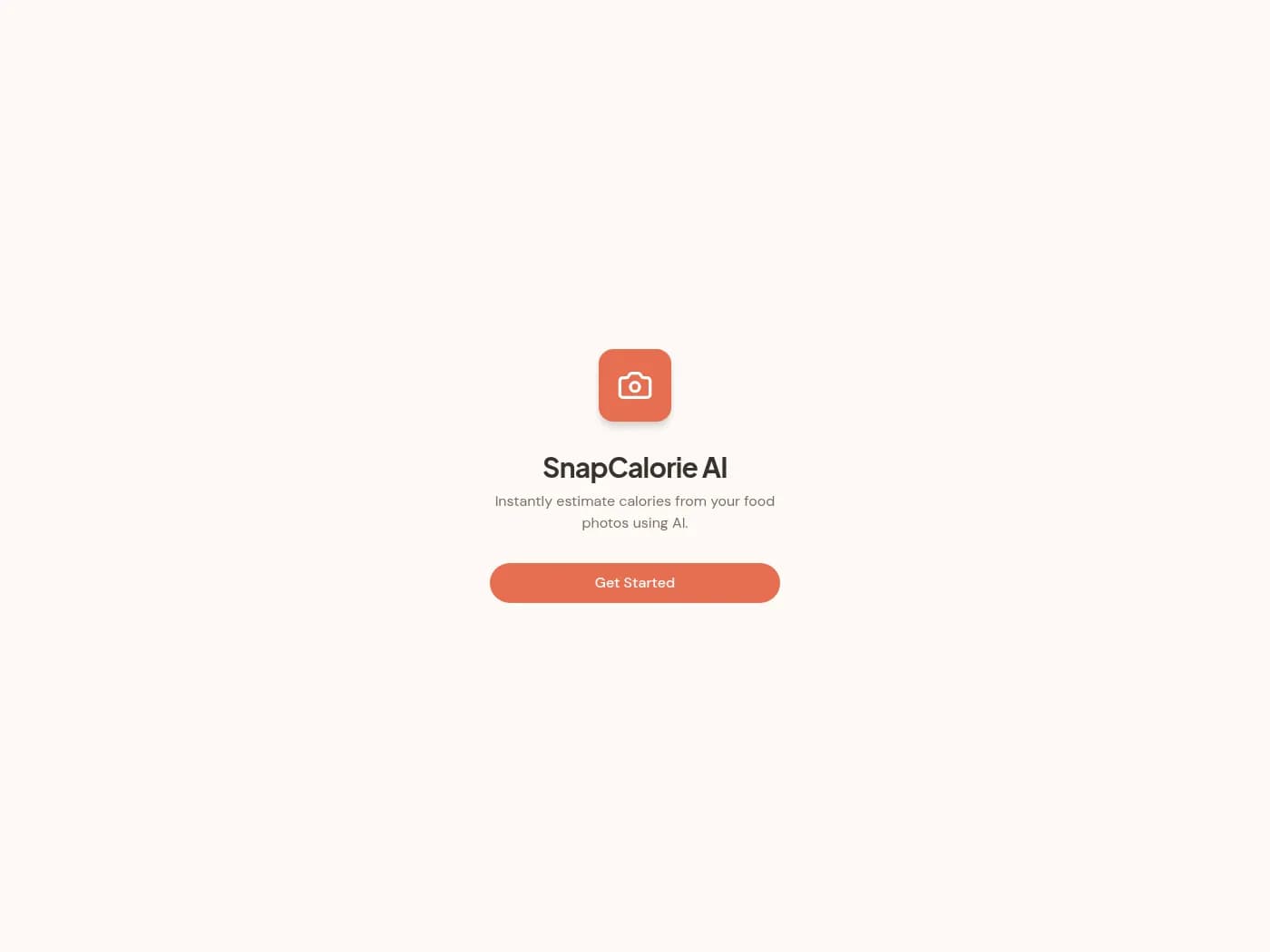 SnapCalorie AI
