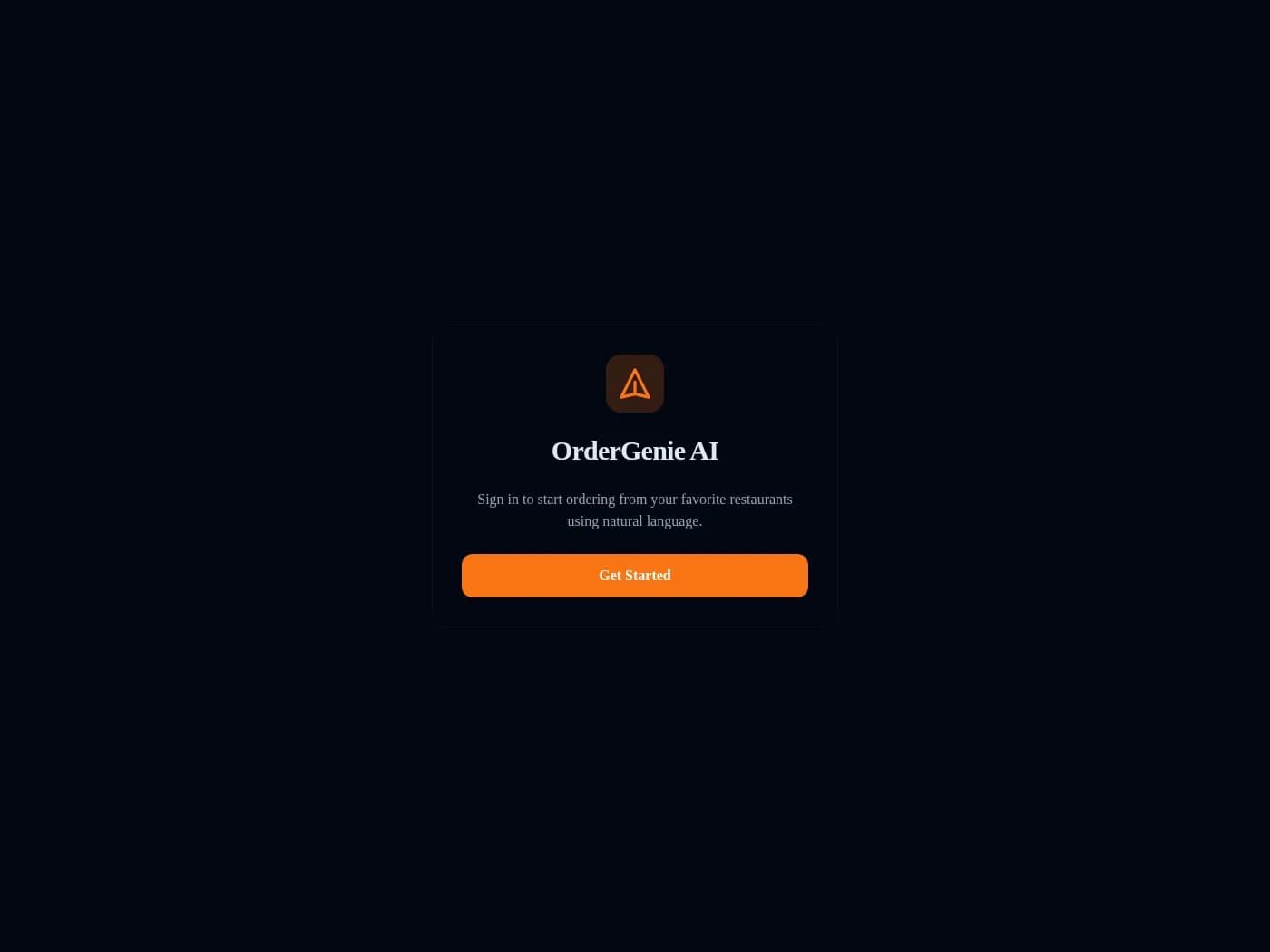 OrderGenie AI Agent