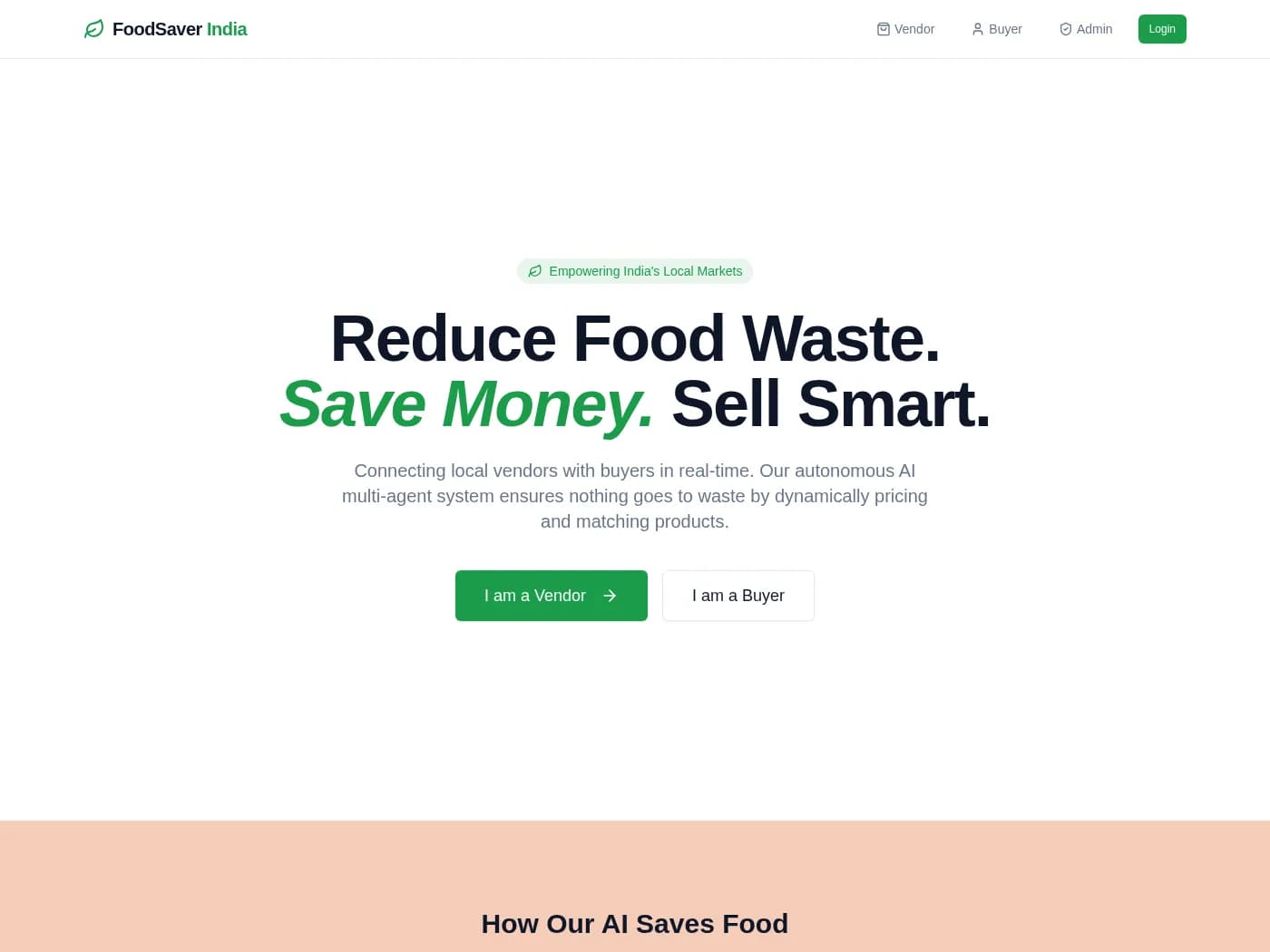 AI Food Saver India