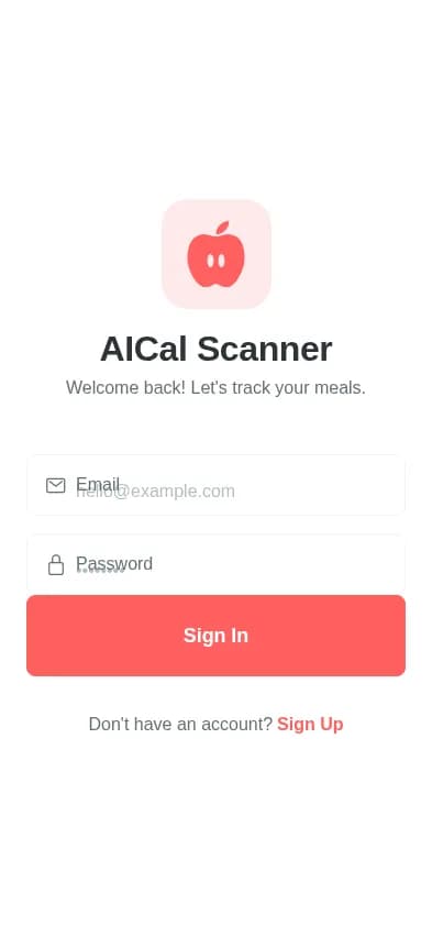 AICal Food Scanner