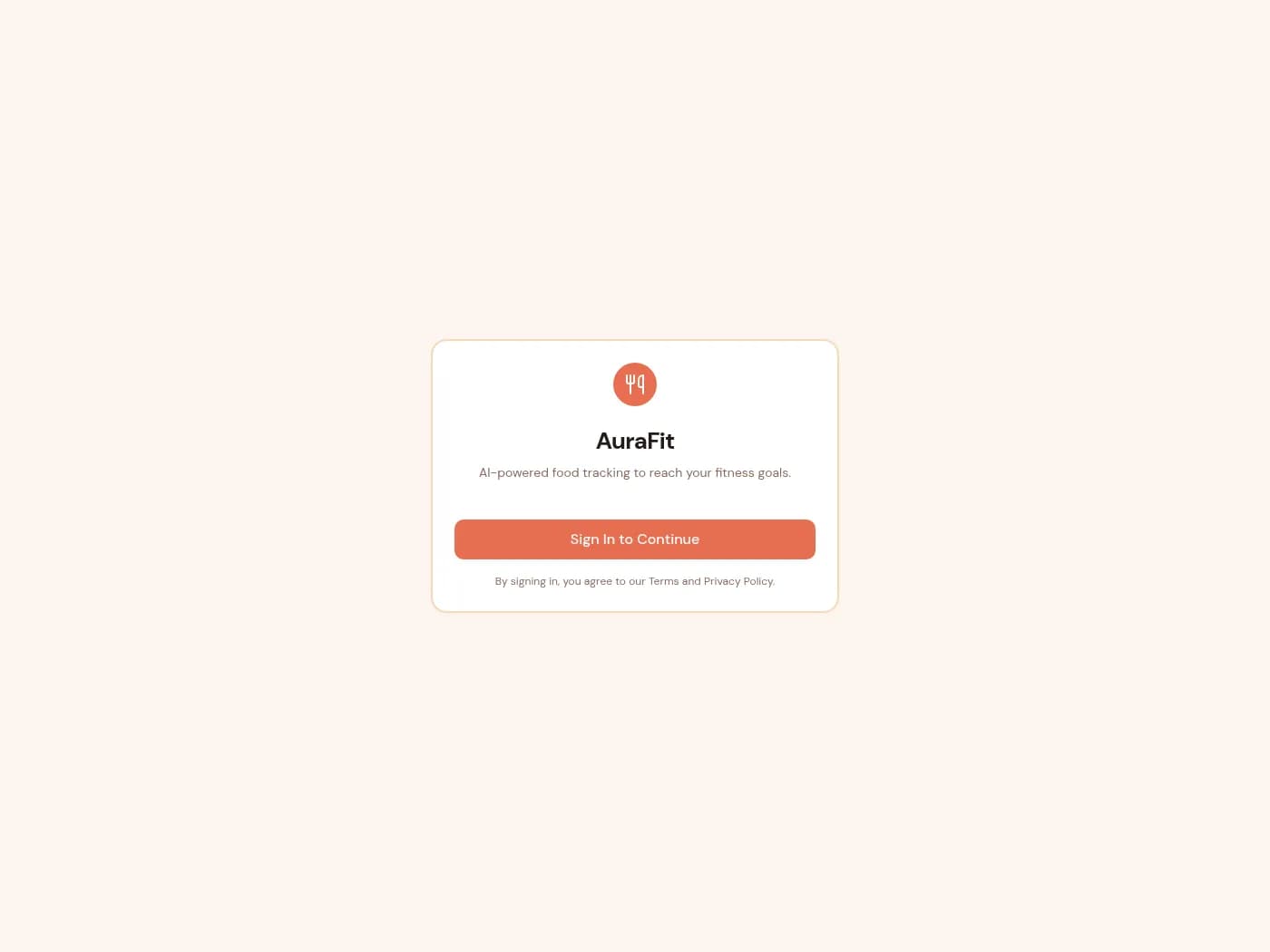 AI Food Tracker