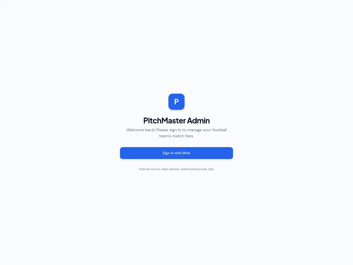AI Football Admin Tool