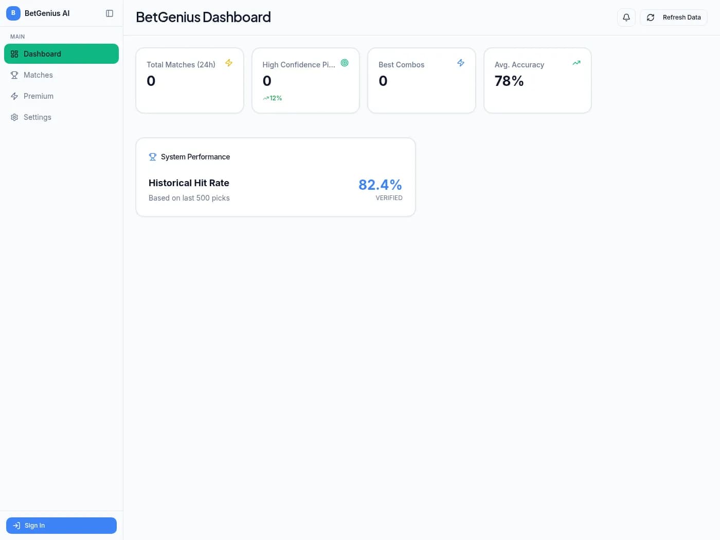 BetGenius AI Football Hub