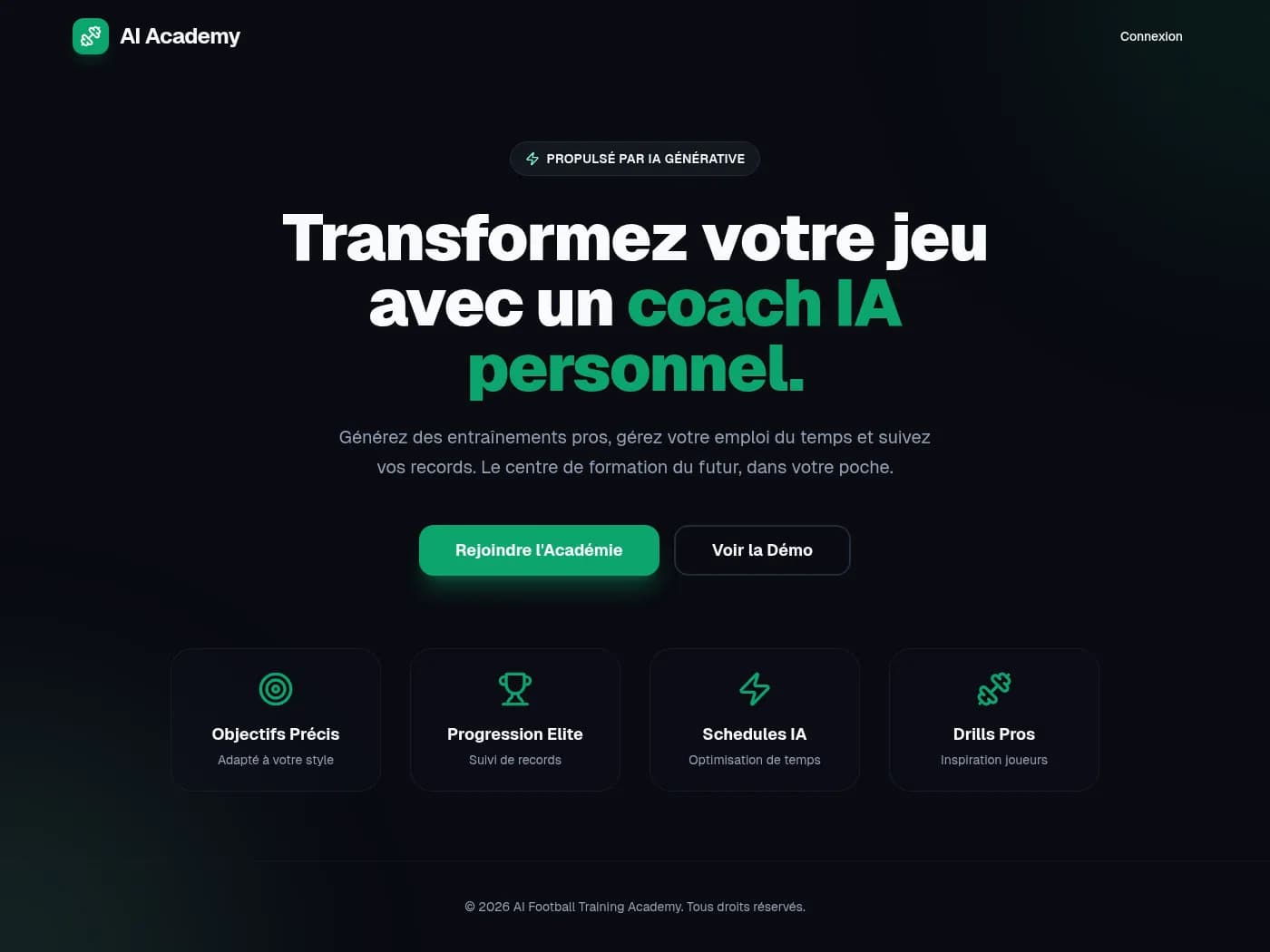 AI Football Training Hub