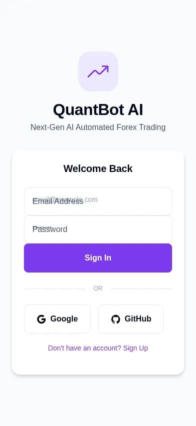 AI Forex Bot App