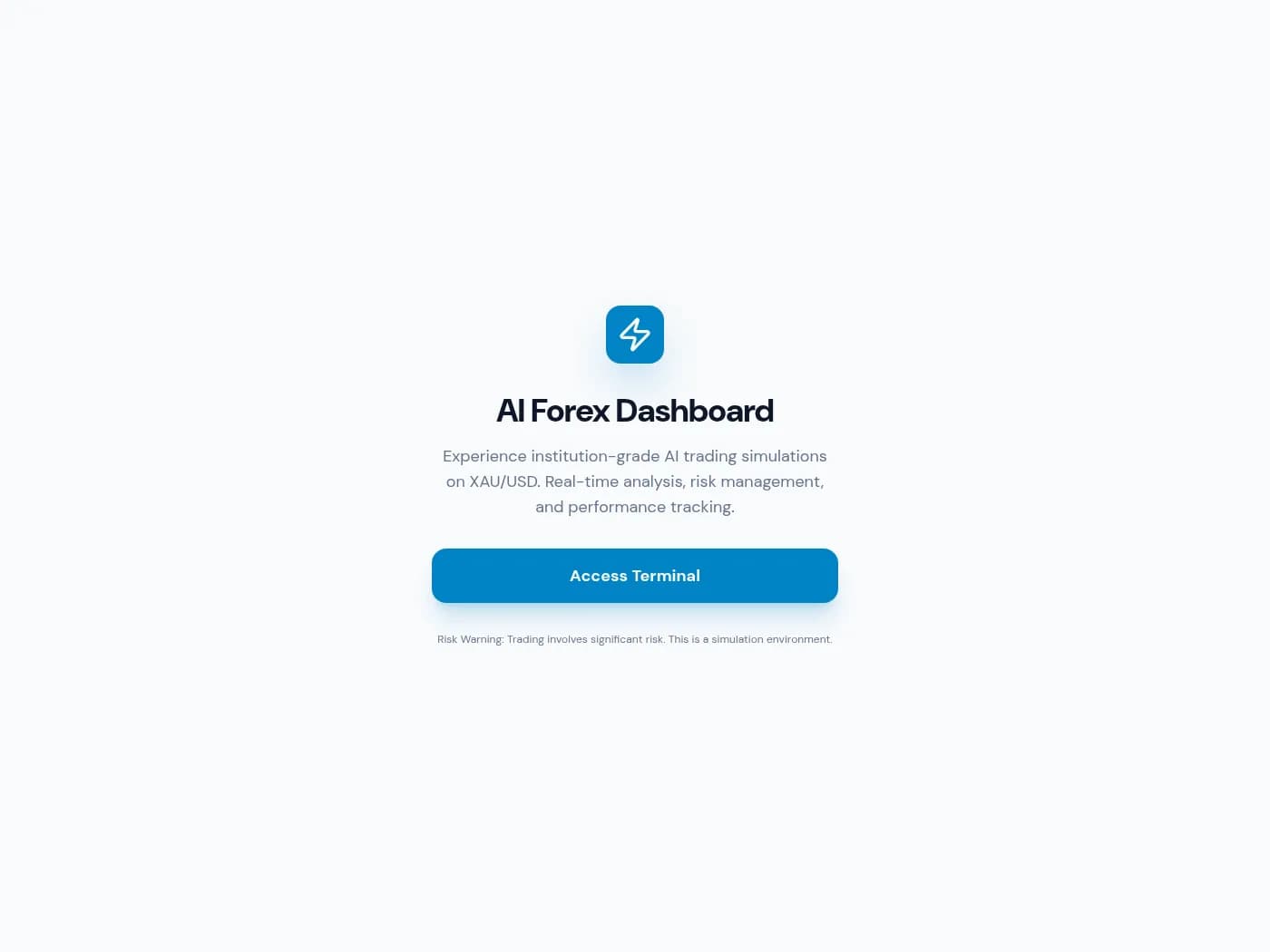 AI Forex Trading Dashboard