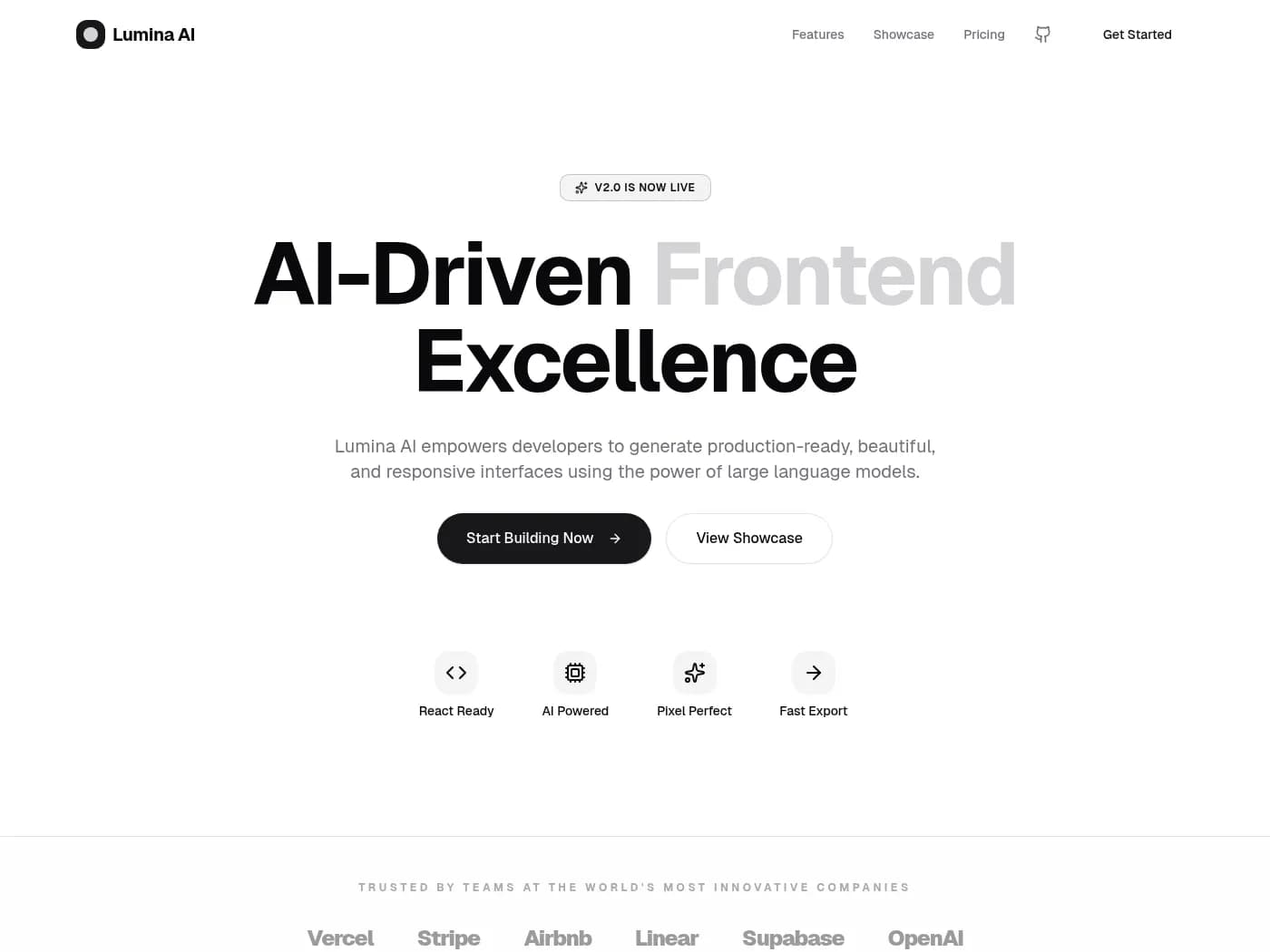 AI Frontend Site