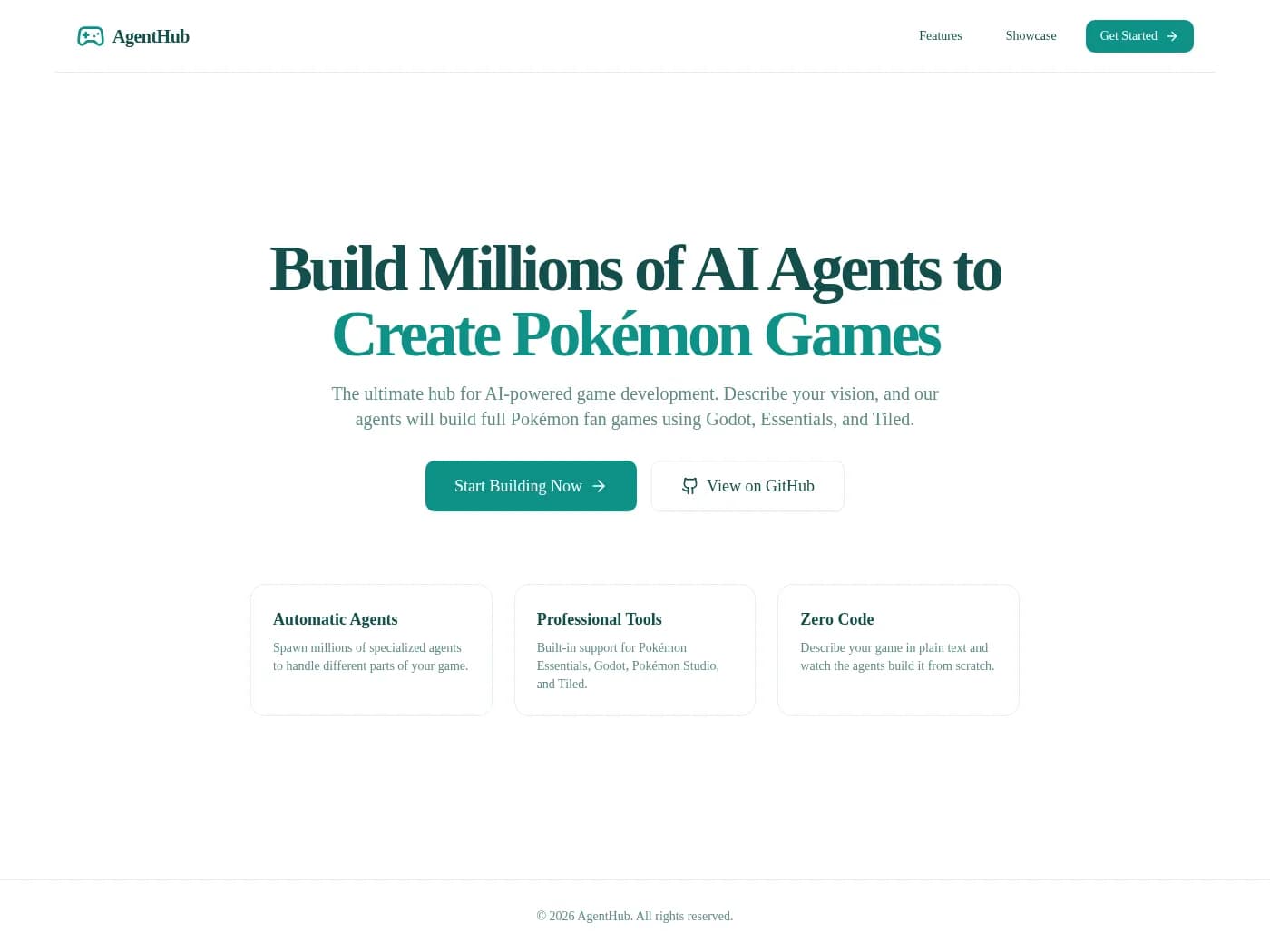 AI Game Builder Hub