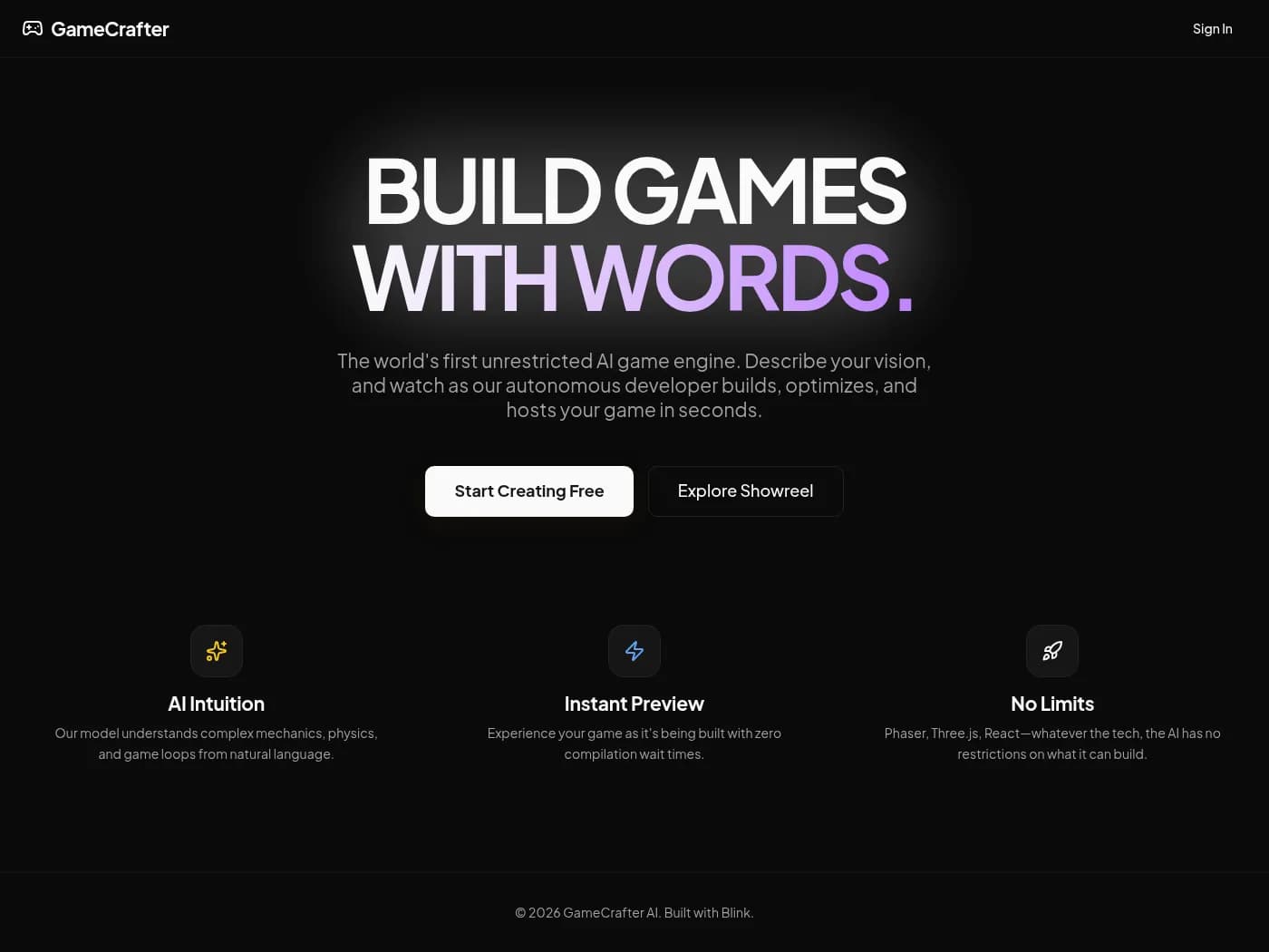 AI GameCrafter