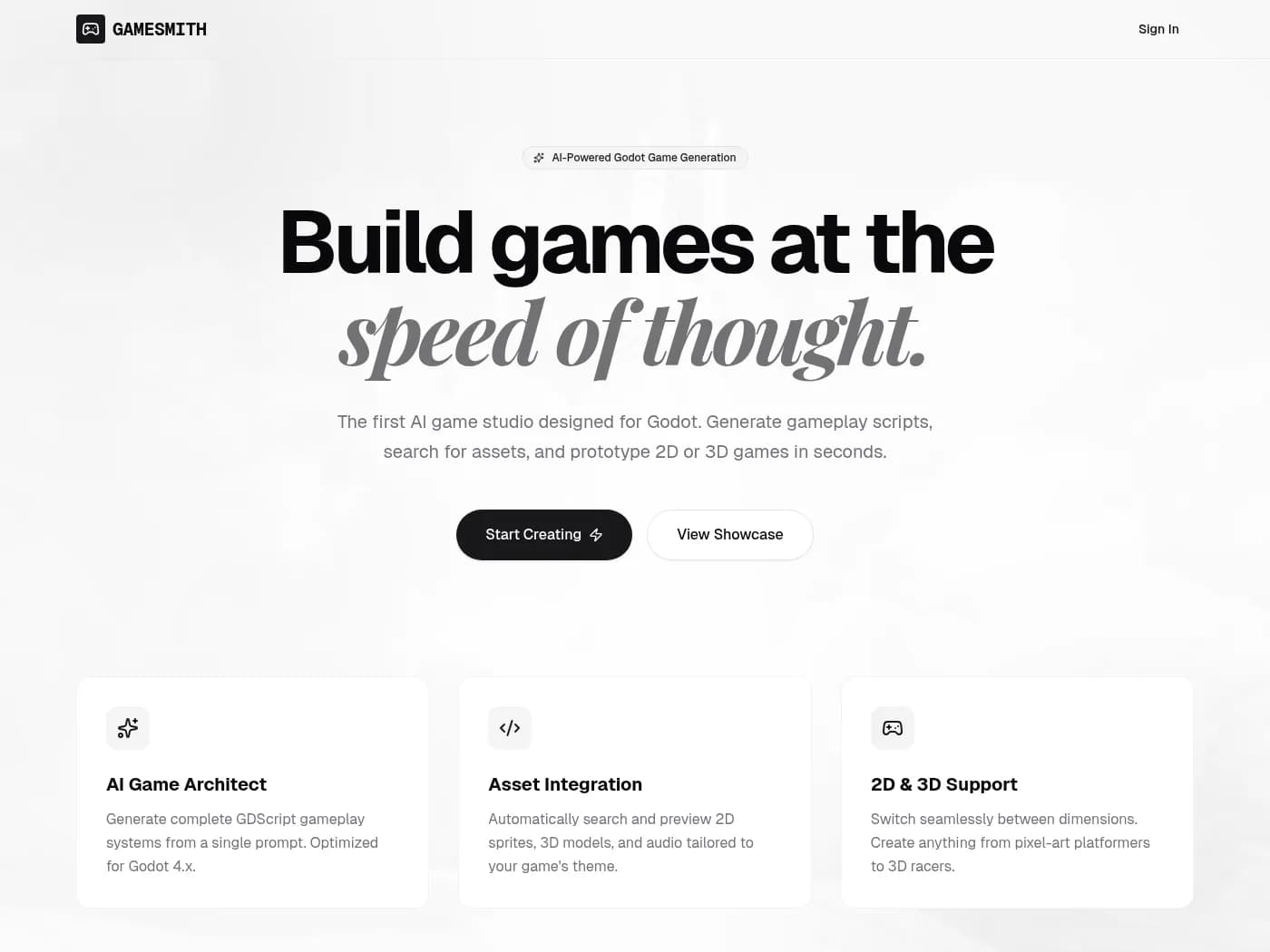 GameSmith AI Studio
