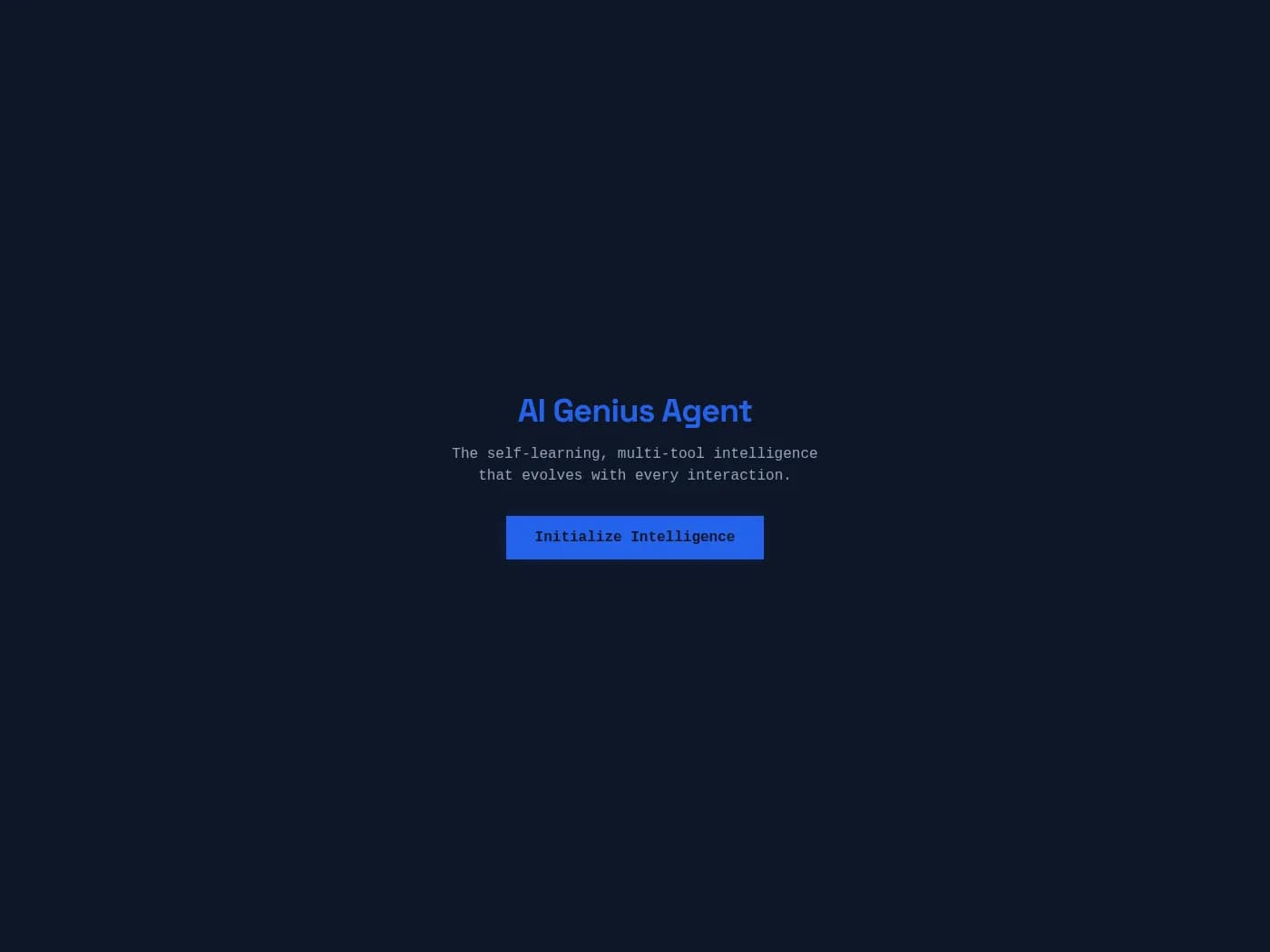 AI Genius Agent
