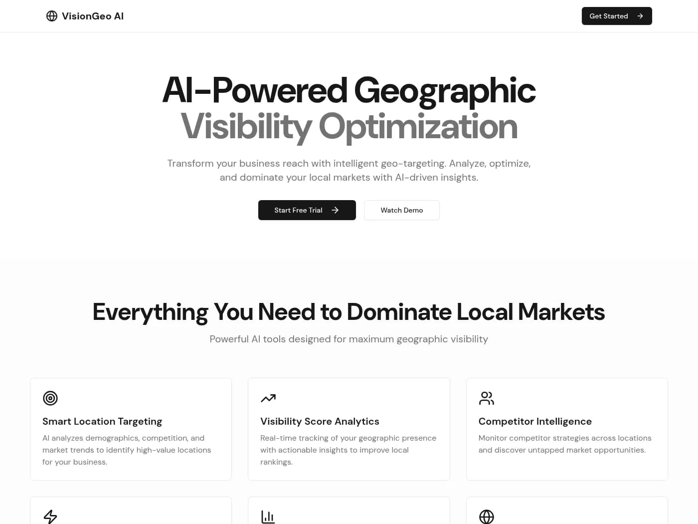 VisionGeo AI Platform