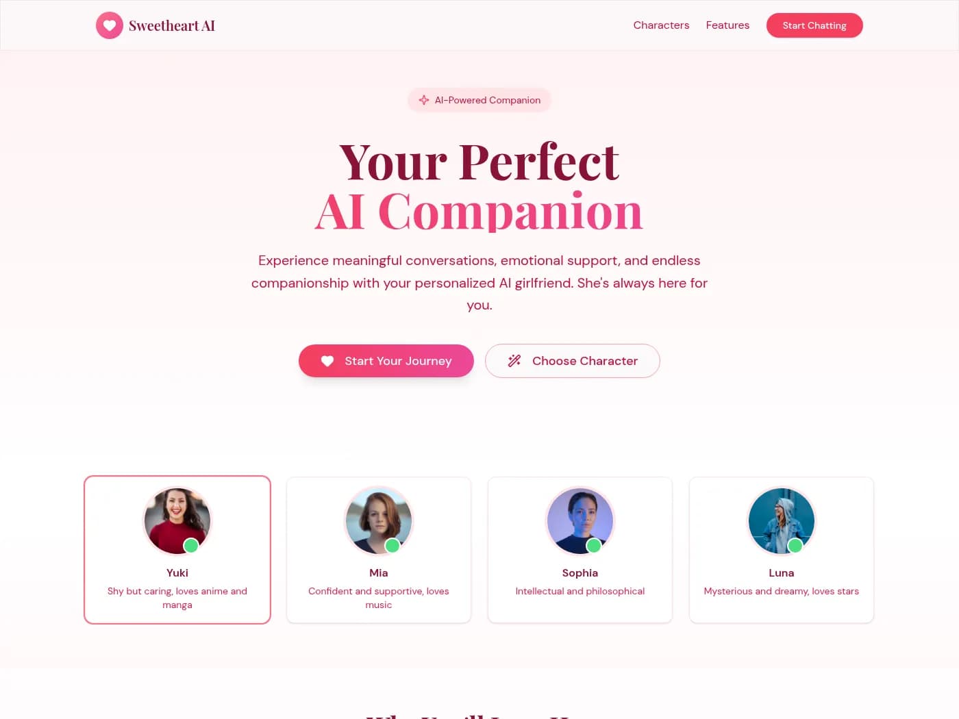 AI Girlfriend Platform