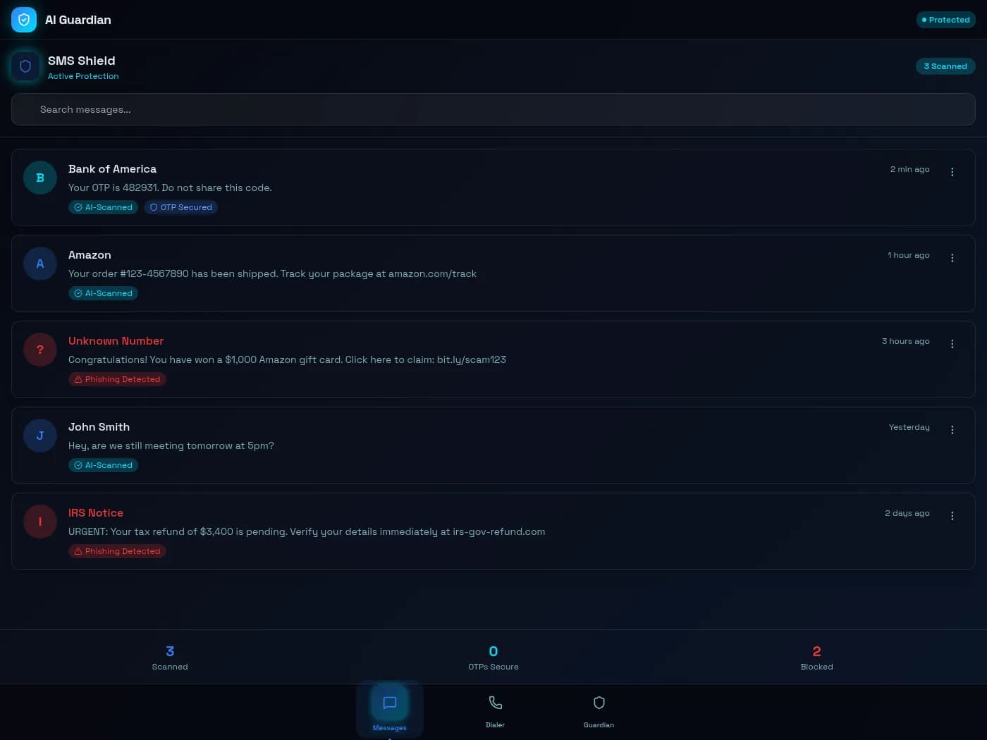 AI Guardian Messenger