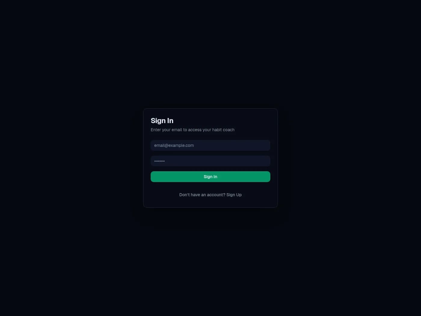 AI Habit Coach
