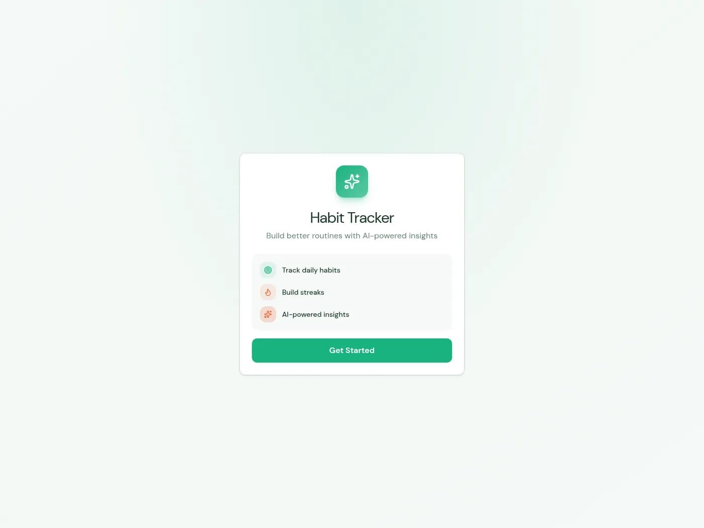 AI Habit Tracker
