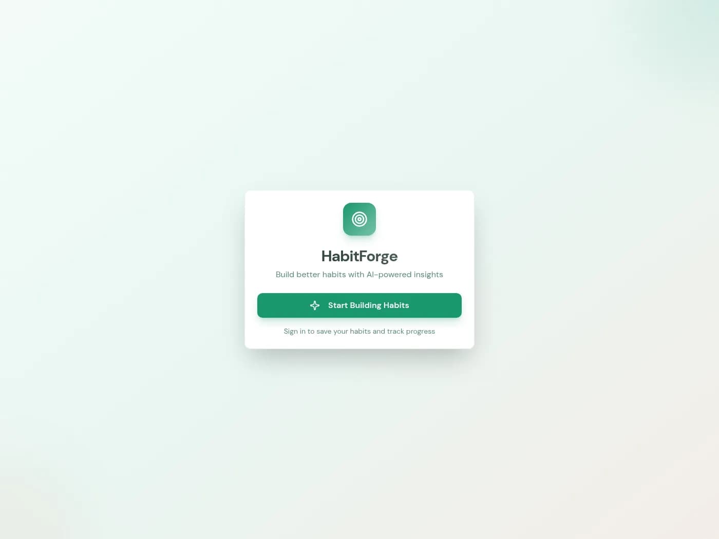 AI Habit Tracker