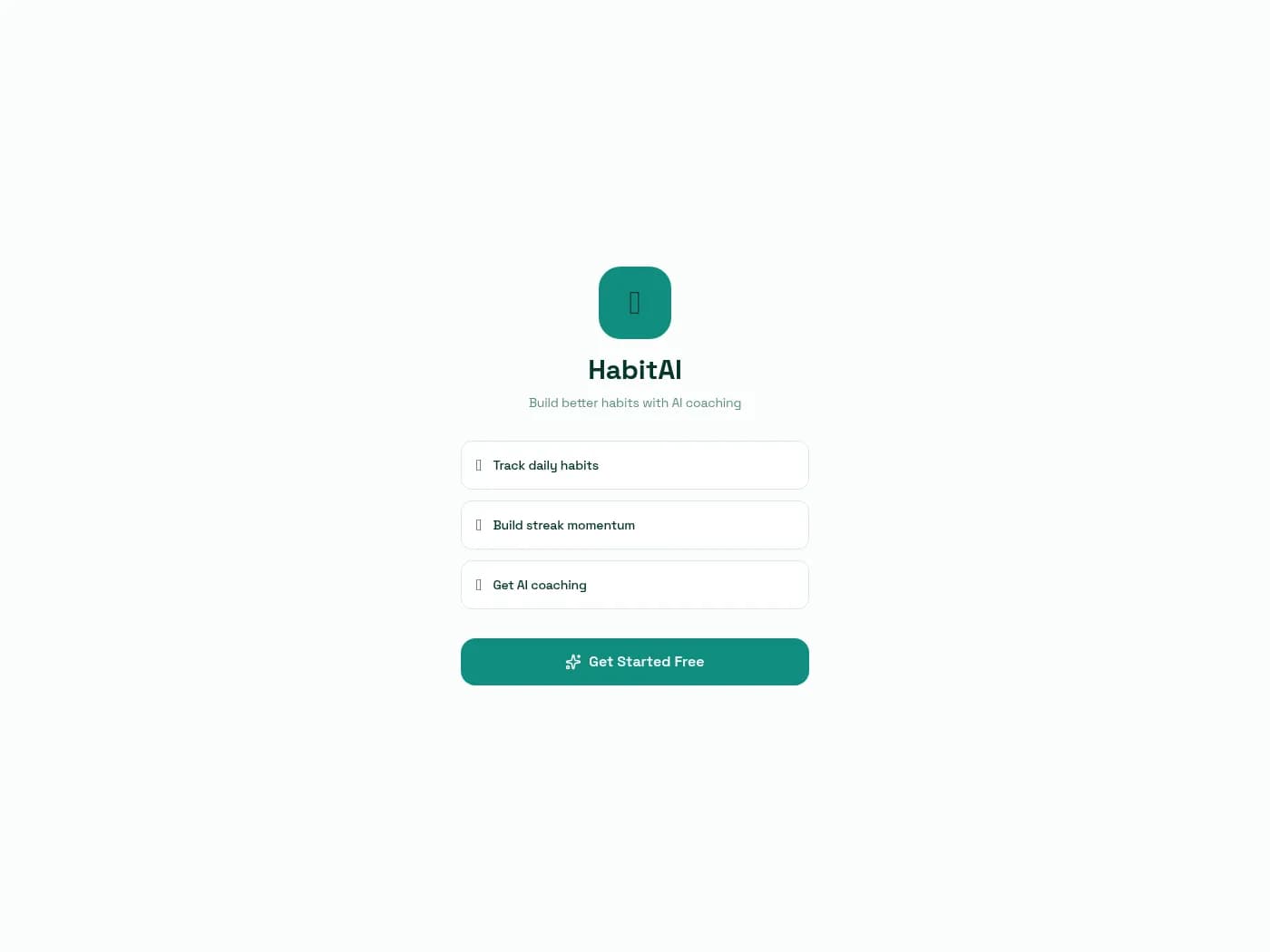 AI Habit Tracker