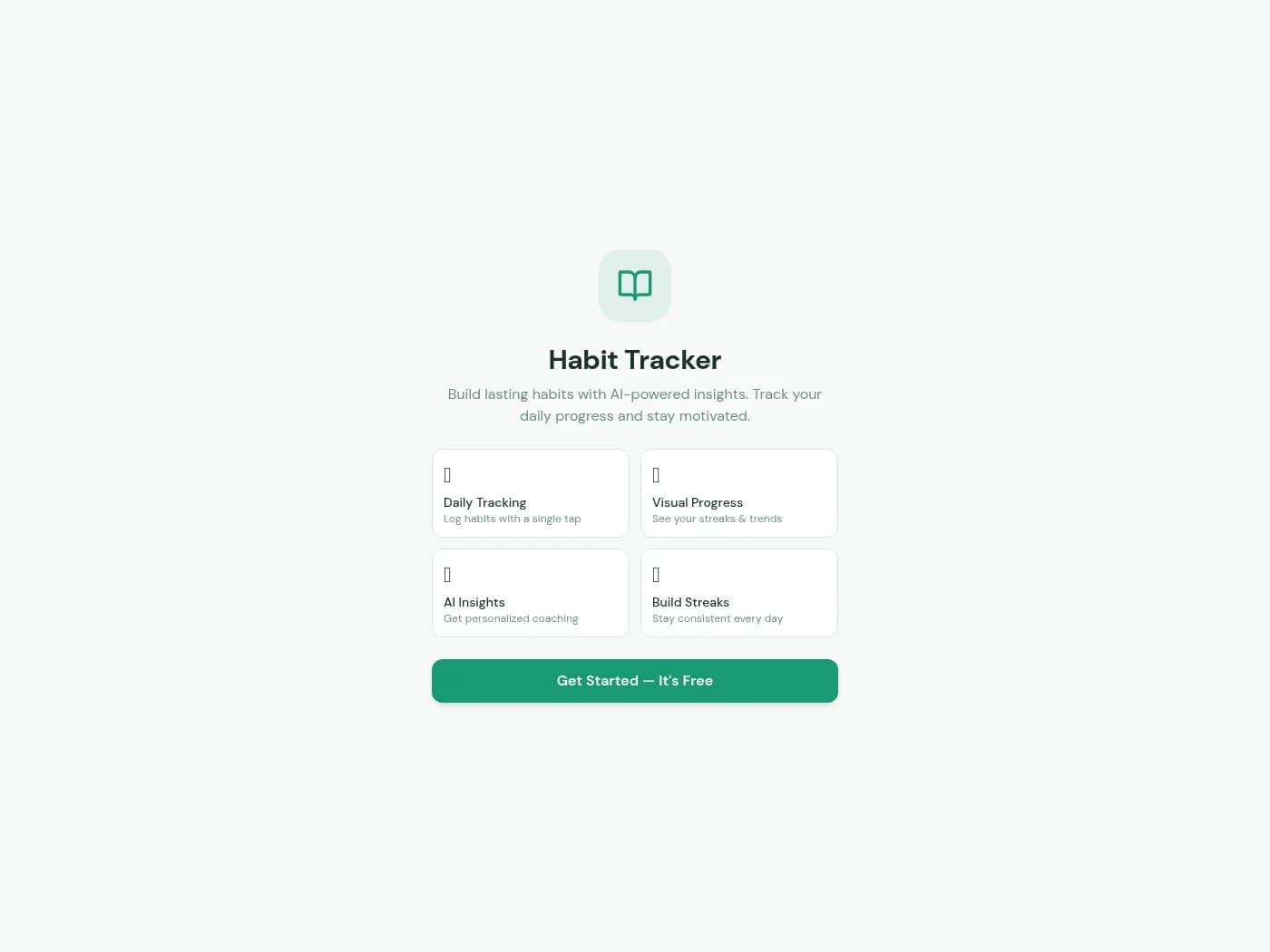AI Habit Tracker