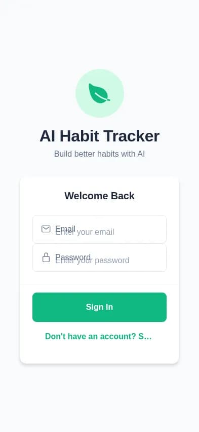 AI Habit Tracker