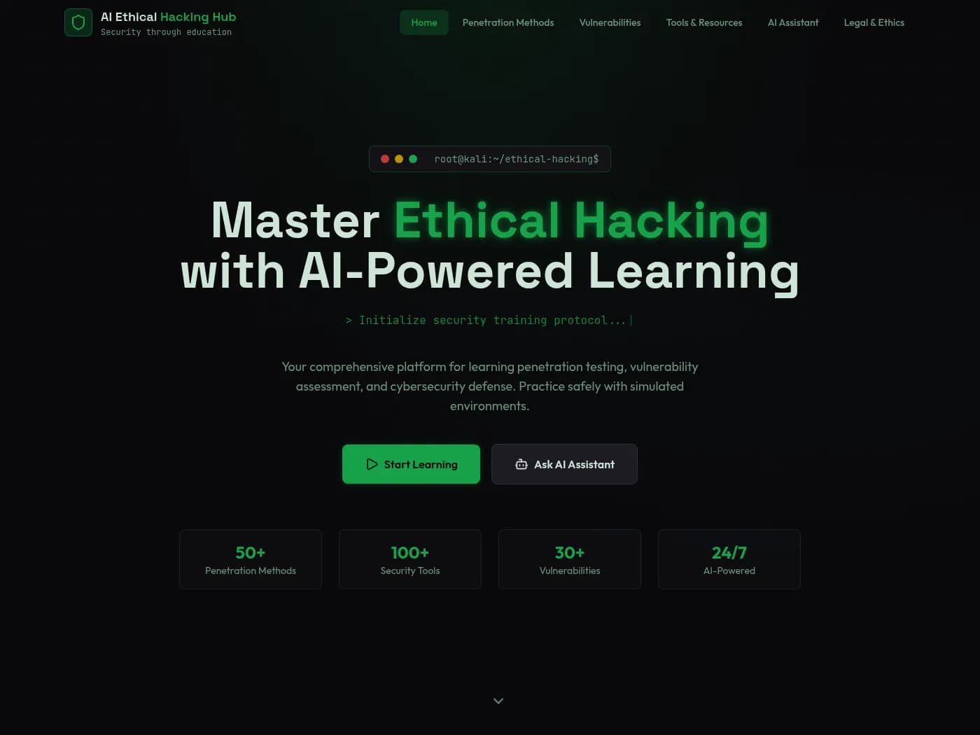 AI Ethical Hacking Hub