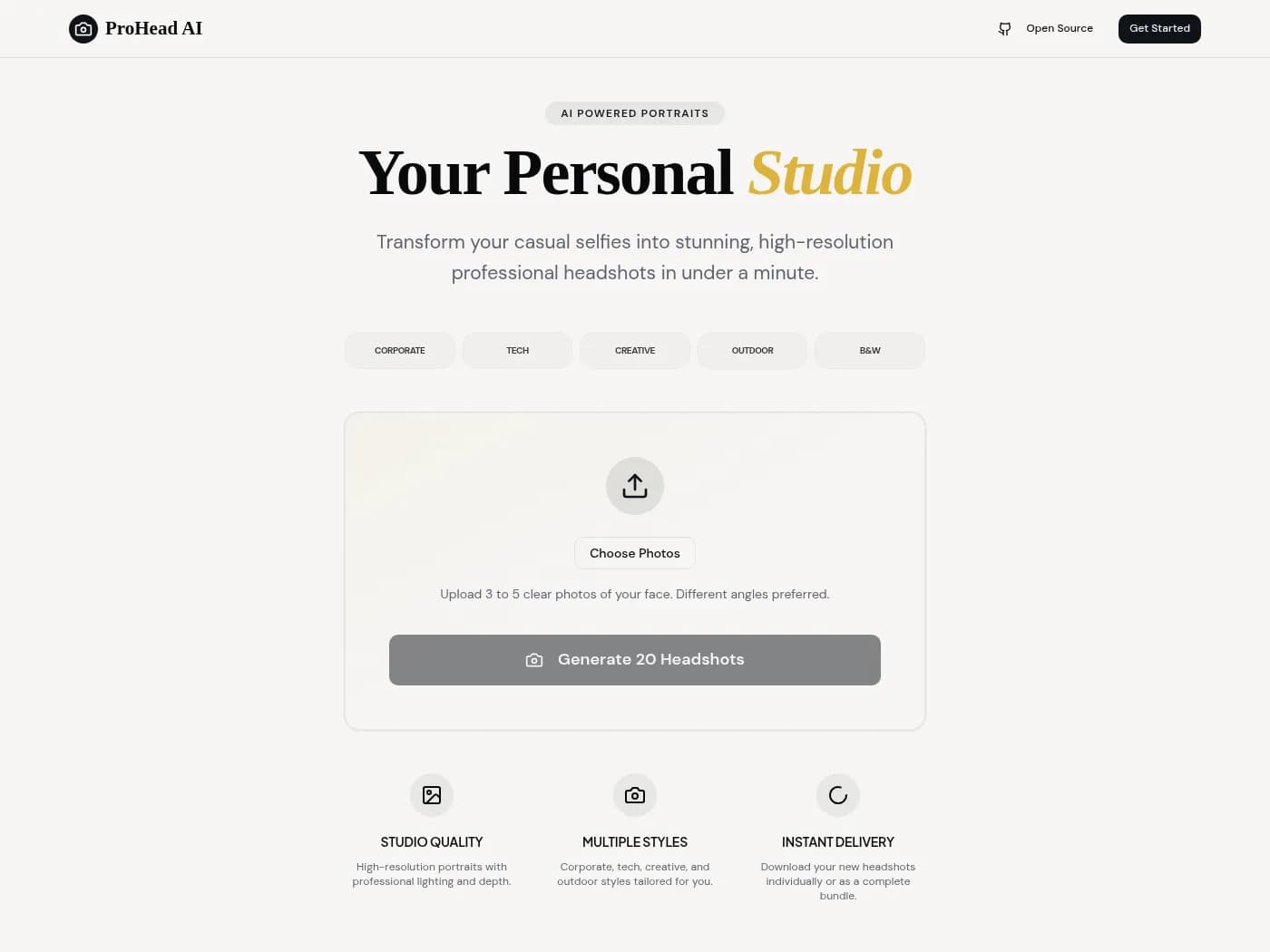 ProHead AI Studio