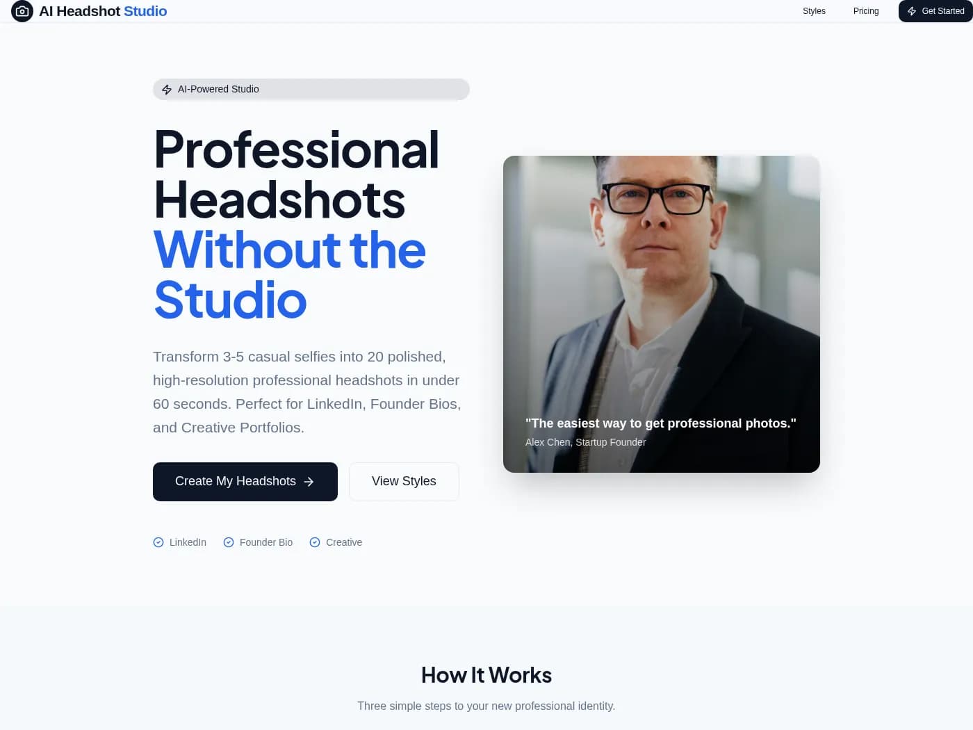 AI Headshot Studio