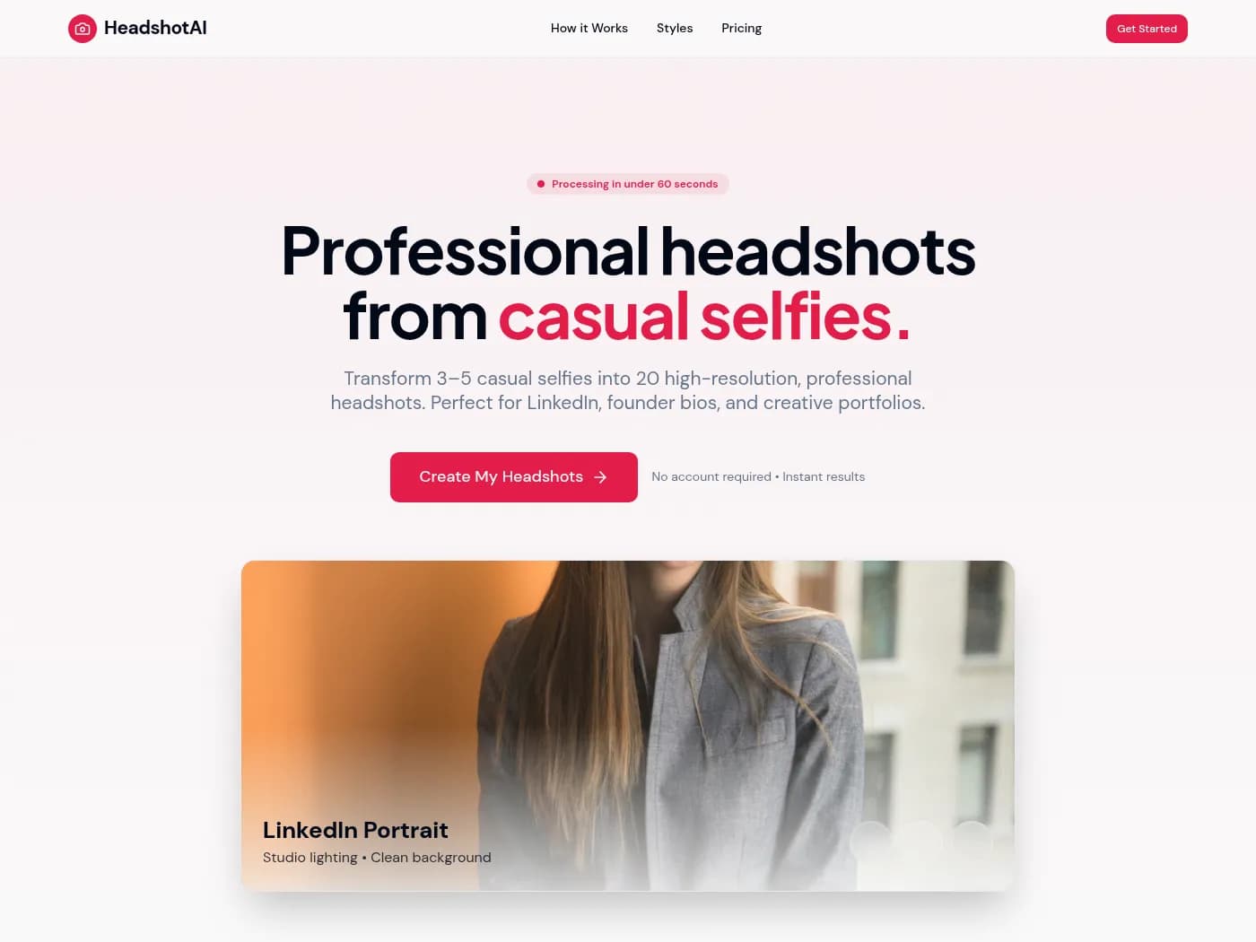 HeadshotAI Studio