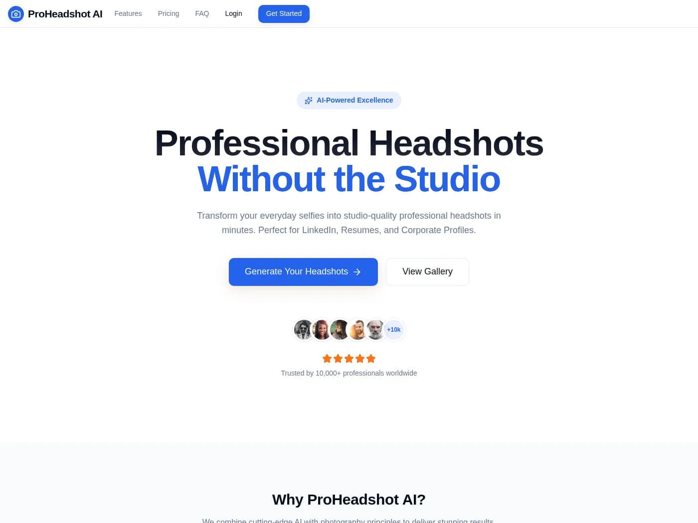 ProHeadshot AI