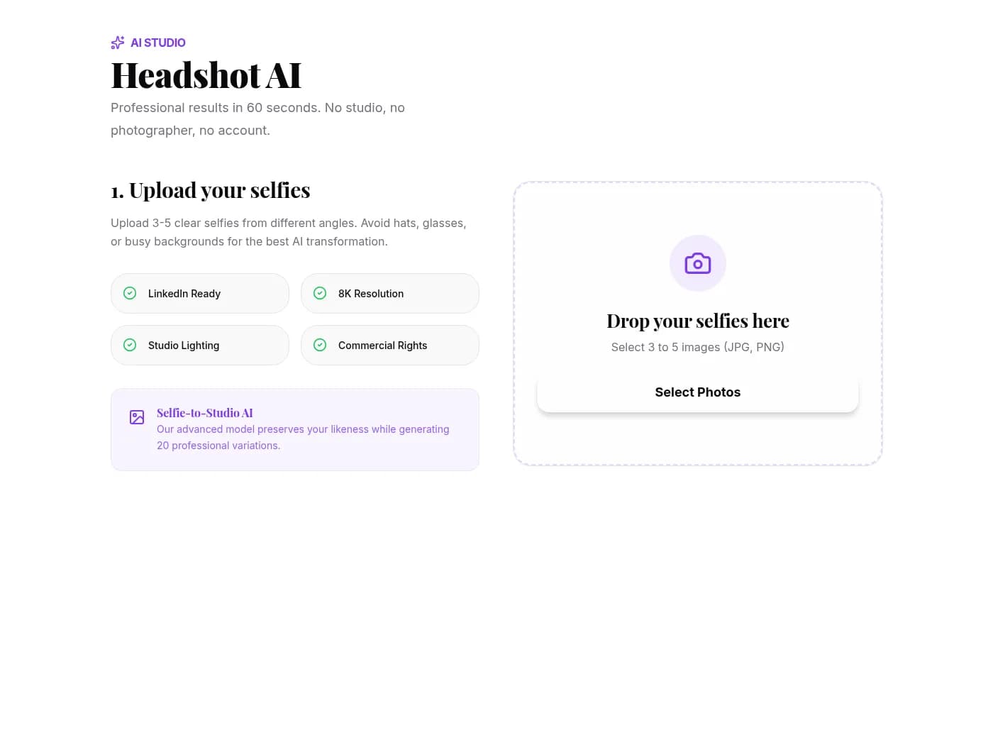 Headshot AI Studio