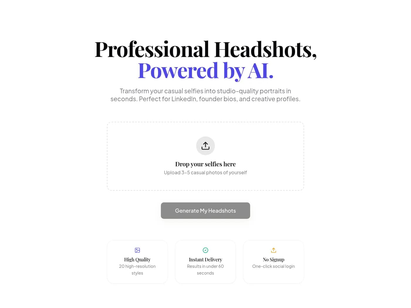Headshot AI Studio