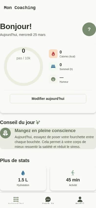 AI Health Coach App